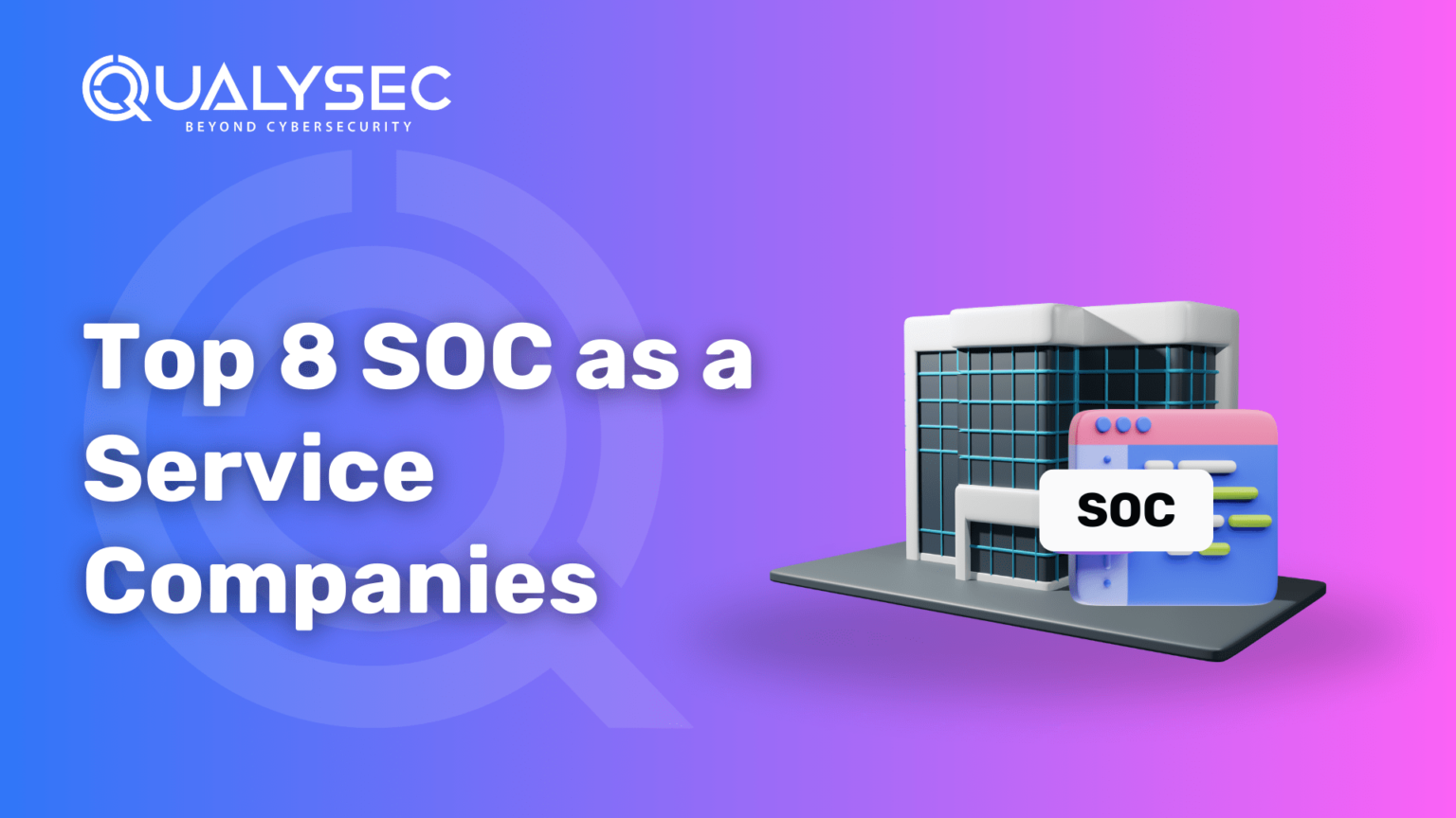 Top 8 SOC as a Service Companies in 2025